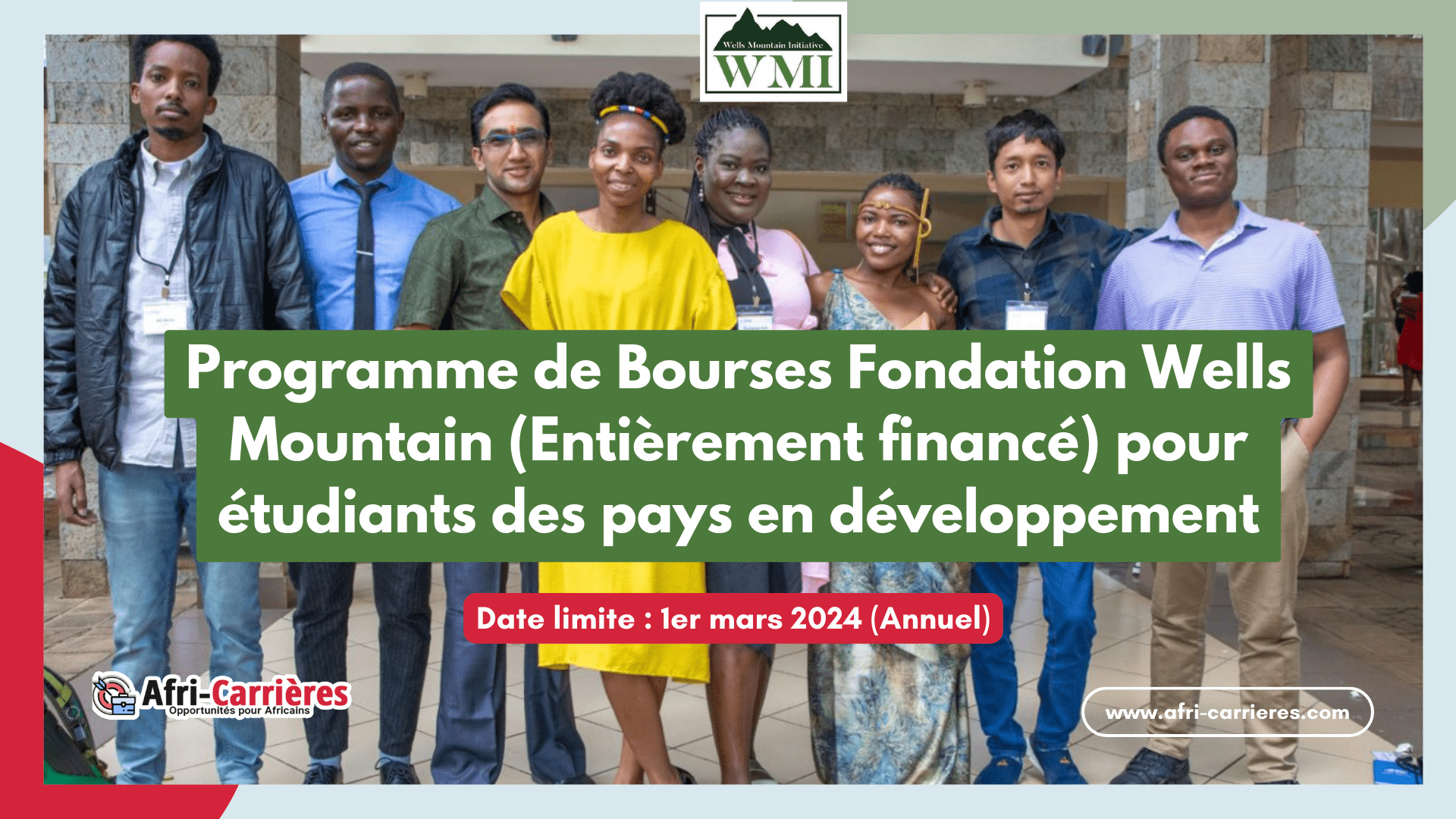 Bourses Fondation Wells Mountain 24 Pour étudiants Africains
