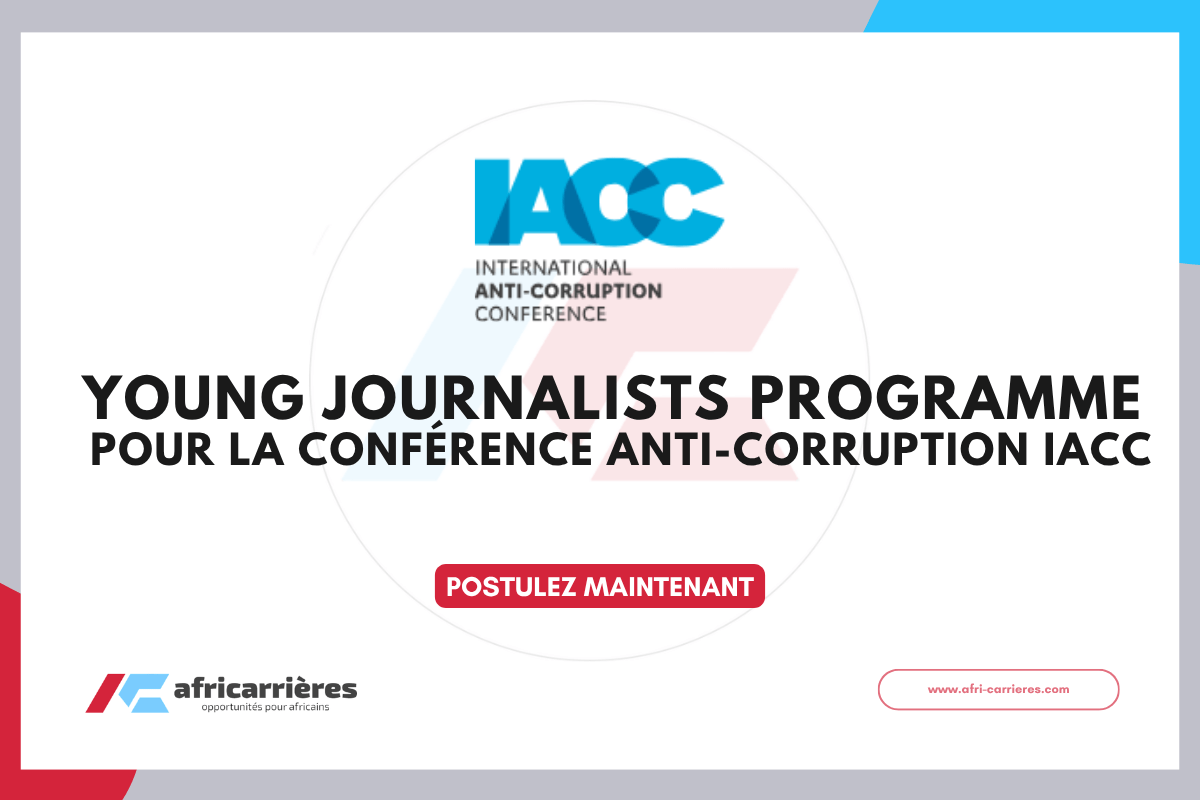 Young Journalists Programme 2026 Pour La Conférence Anti-corruption IACC
