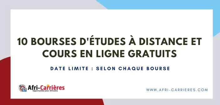 10 Bourses D'études à Distance Et Cours En Ligne Gratuits