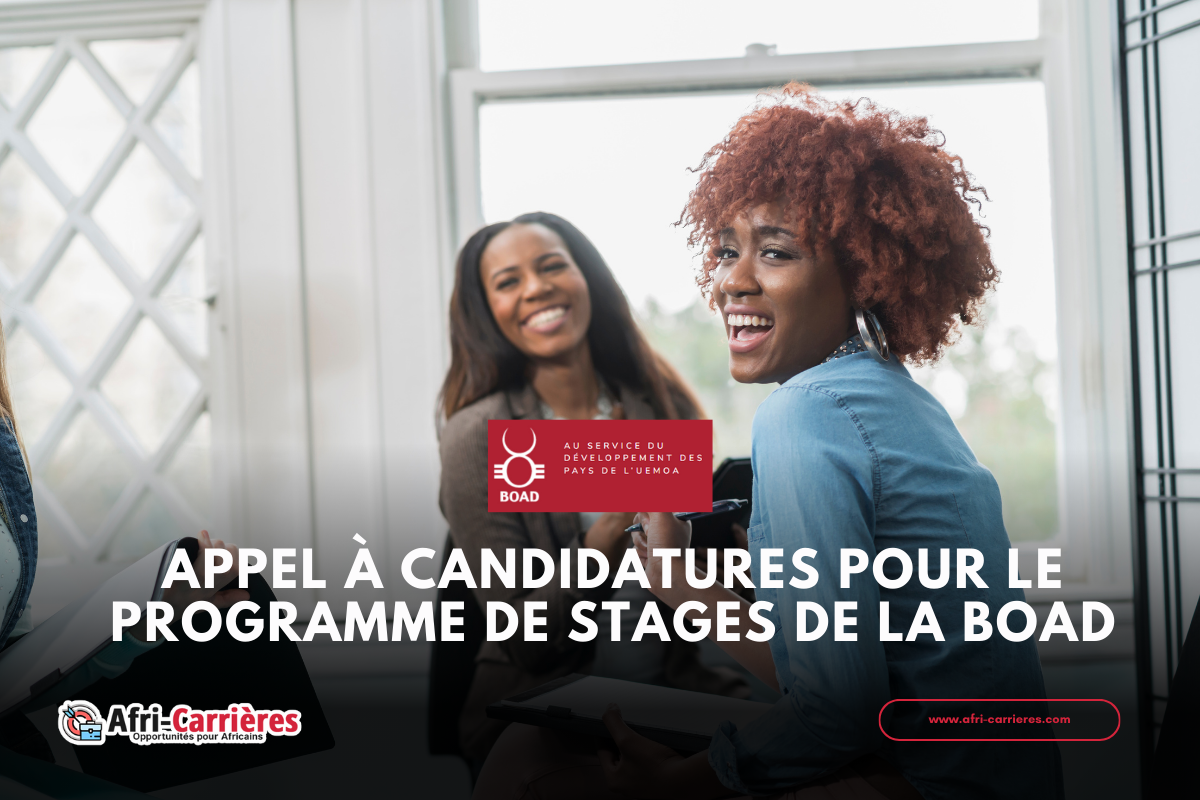 Postulez Pour Le Programme De Stage De La BOAD 2024