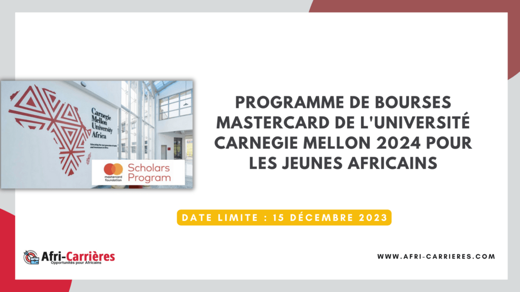 Bourses De La Fondation Mastercard