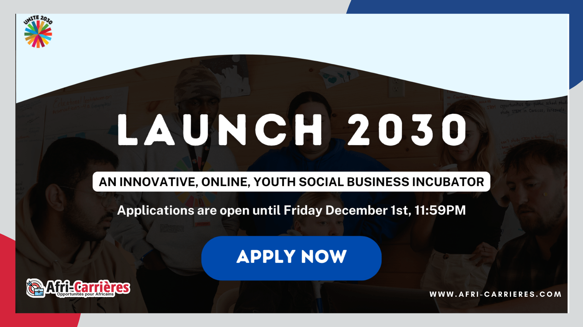 Launch 2030 By UNITE 2030 Pour Entrepreneurs Sociaux