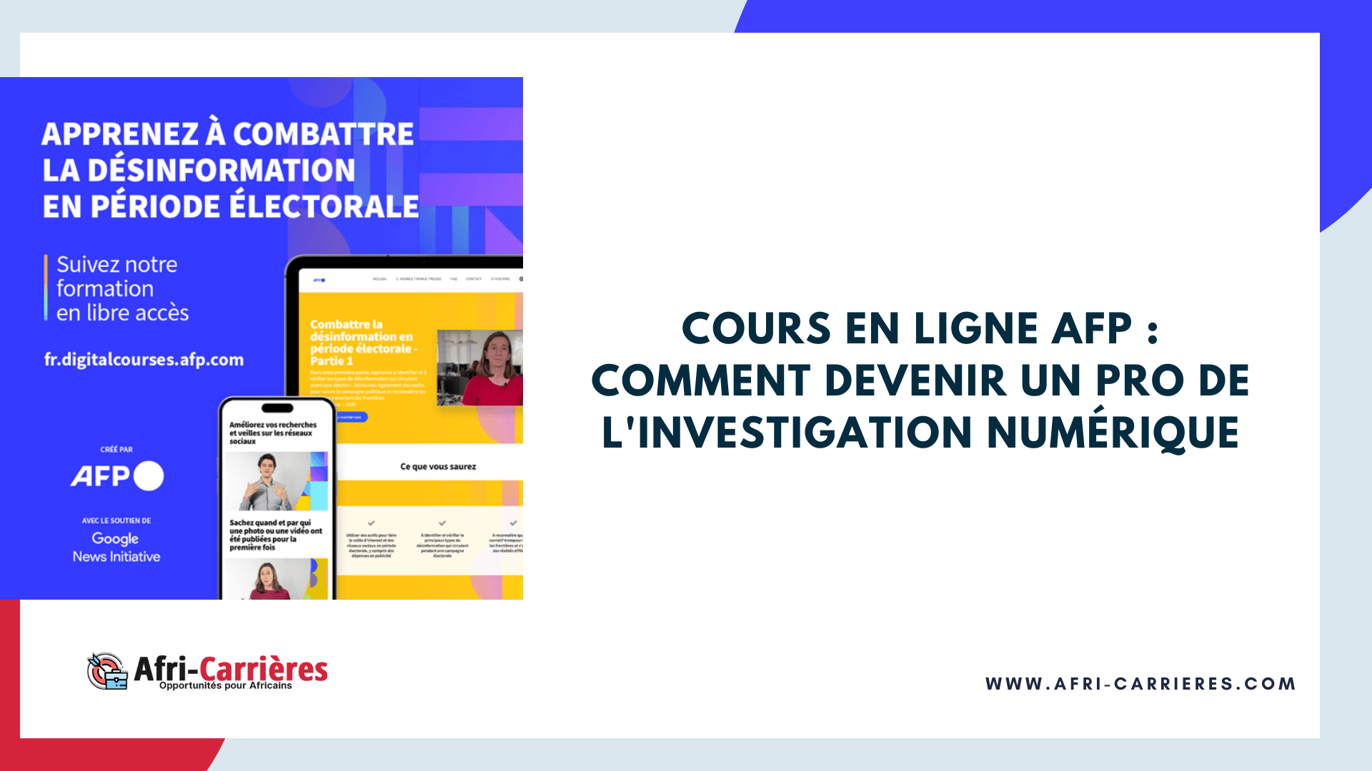 Cours En Ligne Gratuit AFP 23 Sur L'investigation Numérique