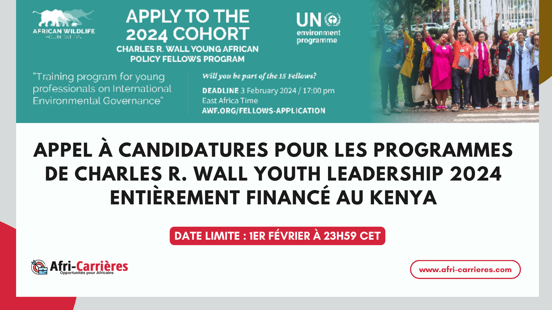 Charles Wall Youth Leadership Programme De Formation 2024